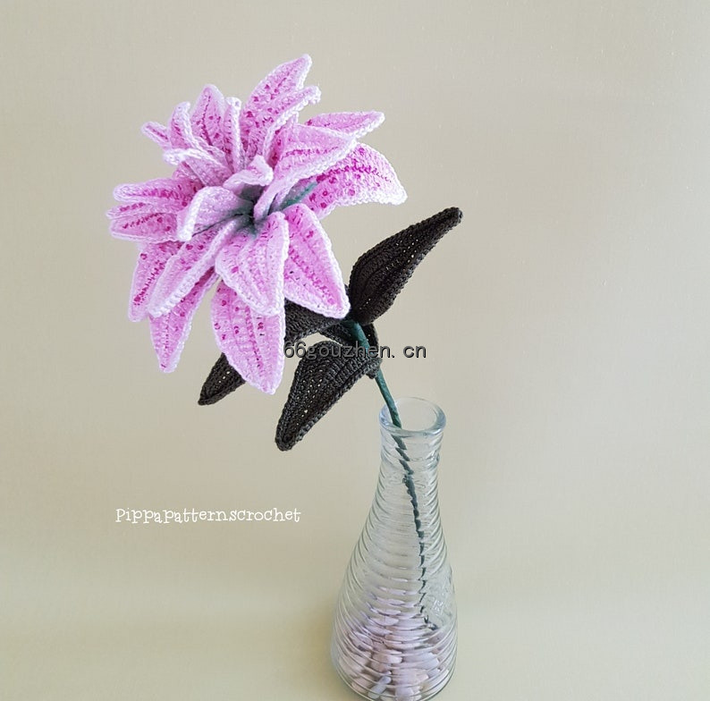 【植物】 Pippa Patterns Crochet - Rose Lily玫瑰百合 英文-66钩针-钩针图解/精品区Crochet ...